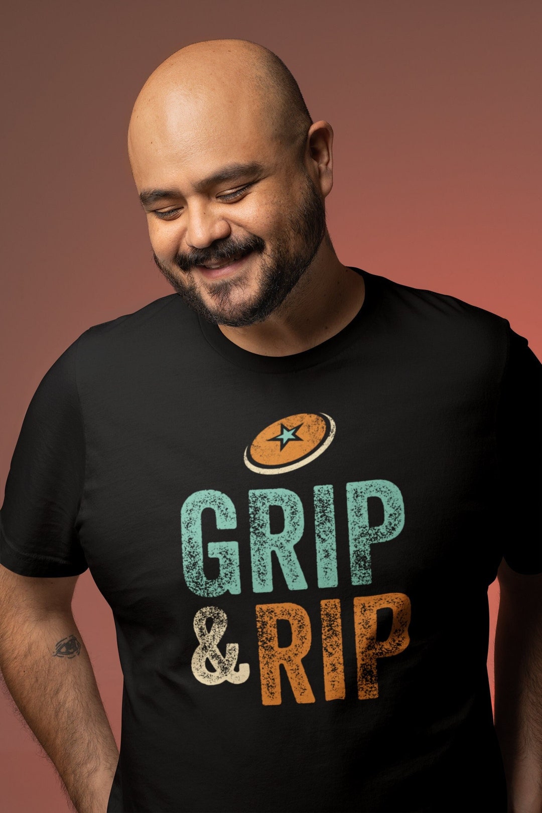 Funny Disc Golf Shirt: Grip and Rip Graphic Tee - Etsy