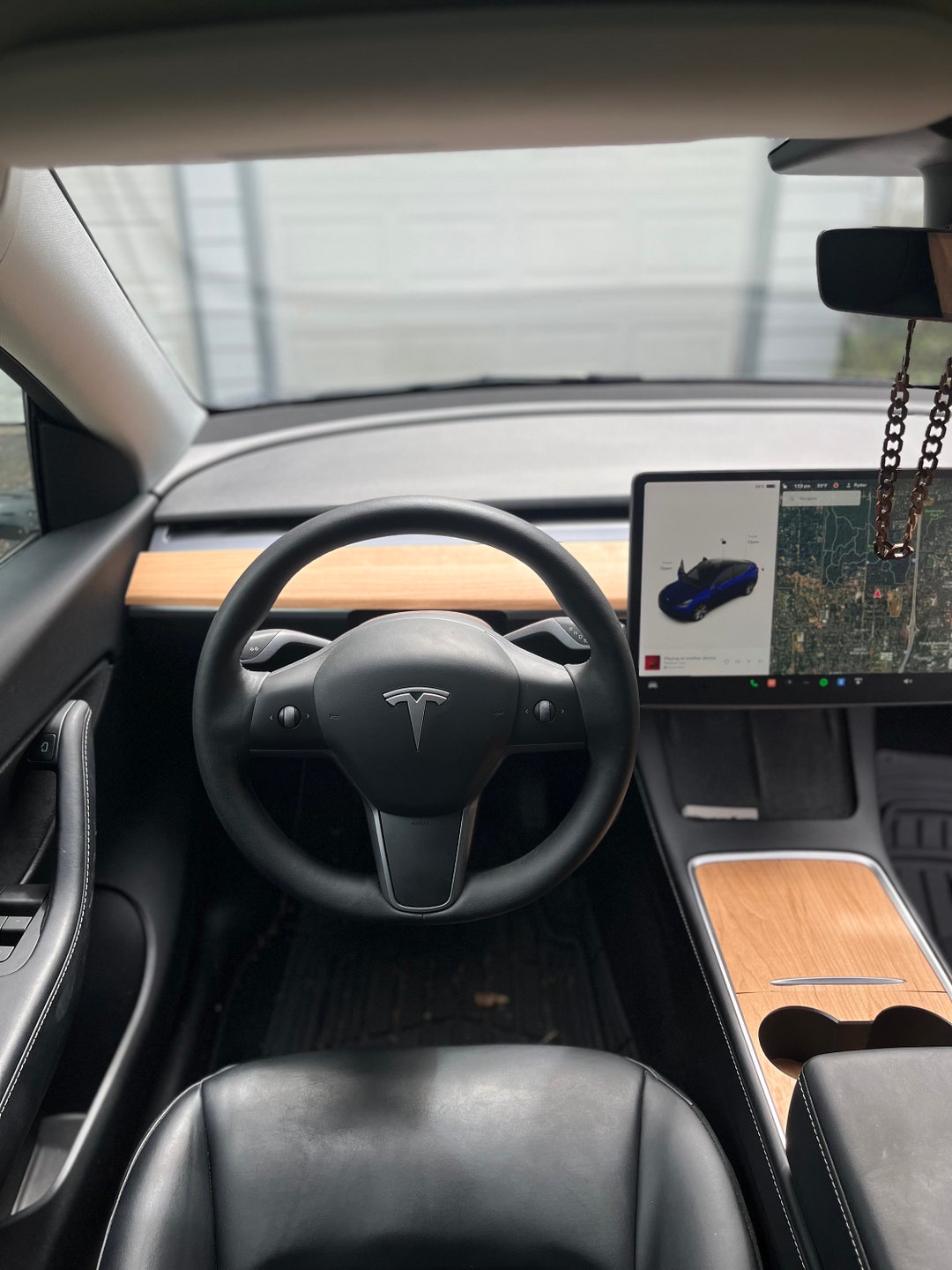 Tesla Real Wood Dashboard - Maple - Etsy