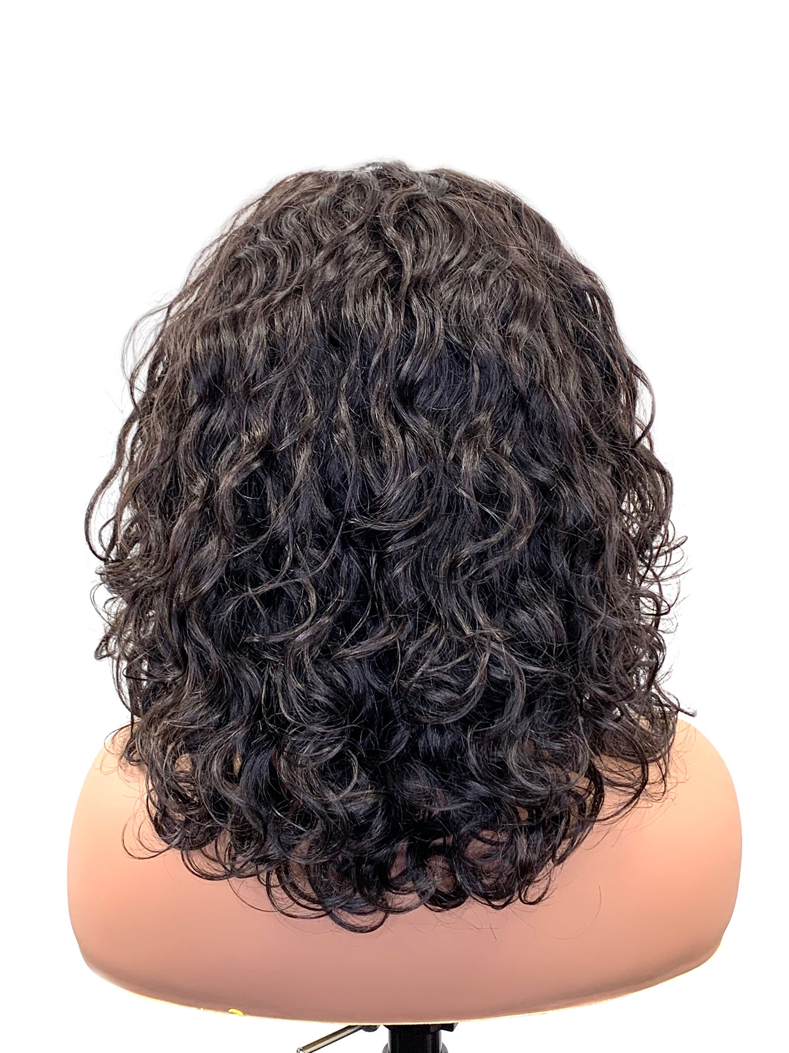 100% Human Hair Half Wig, 3/4 Hair Piece Made With Deep Bodywave Hair ...