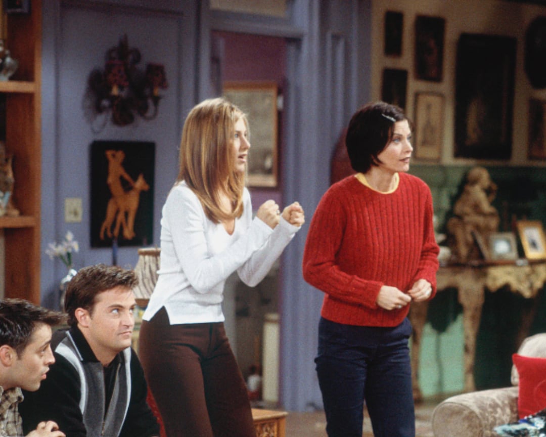 Friends Wall Art, Monica and Rachel's Apartment Lady and Dog Art ...