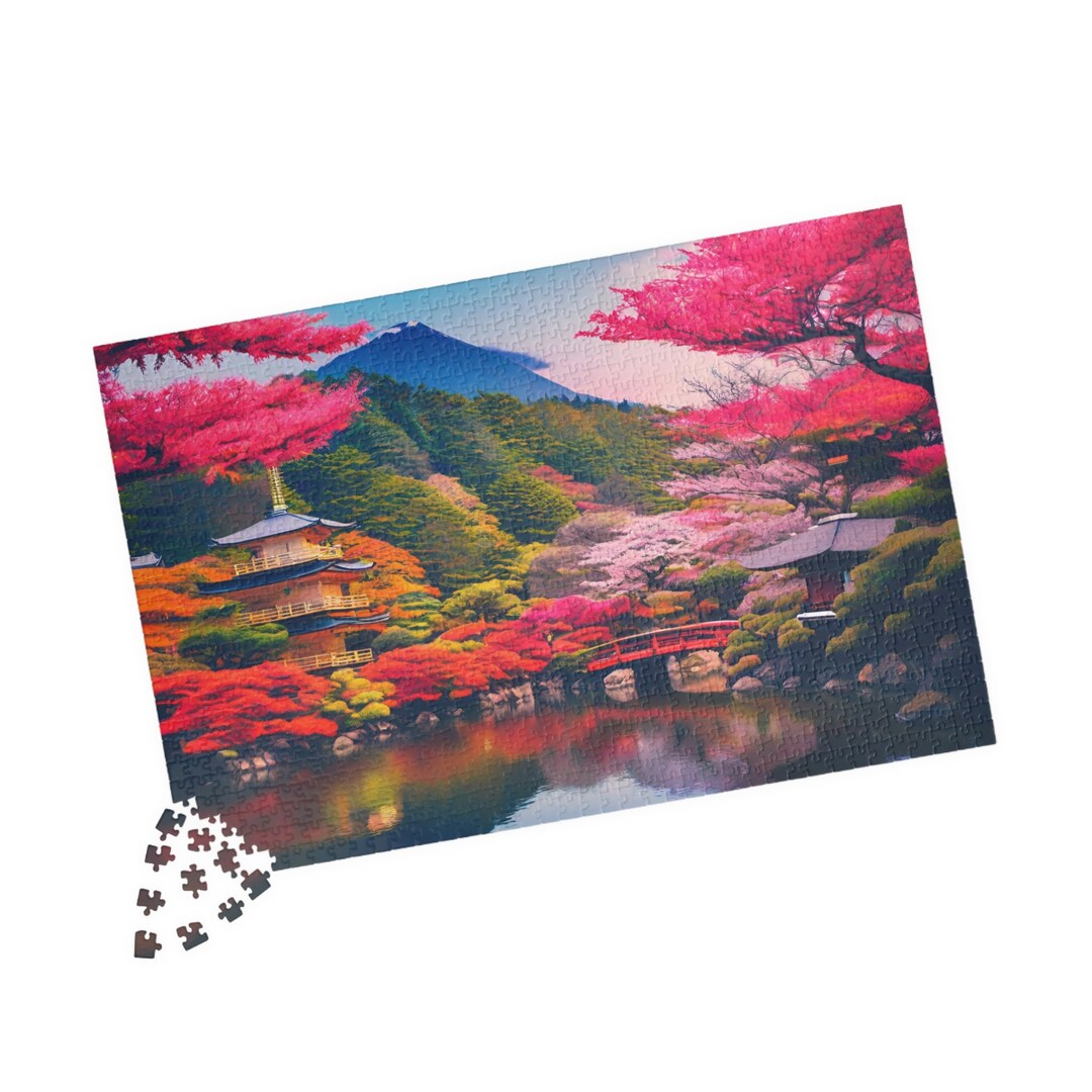 Japan Landscape Puzzle, Japanese Jigsaw Puzzle, 1000 Piece Puzzle ...