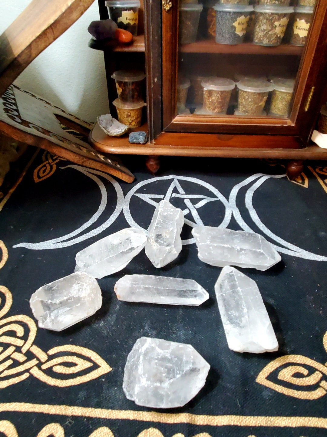 Clear Quartz Spears Large Clear Quartz Chunks Clear Quartz - Etsy