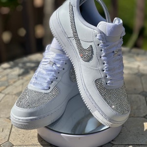 Custom Wedding Bling AF1 Shoes, Bridesmaids Nike Shoes, Birthday Bling ...
