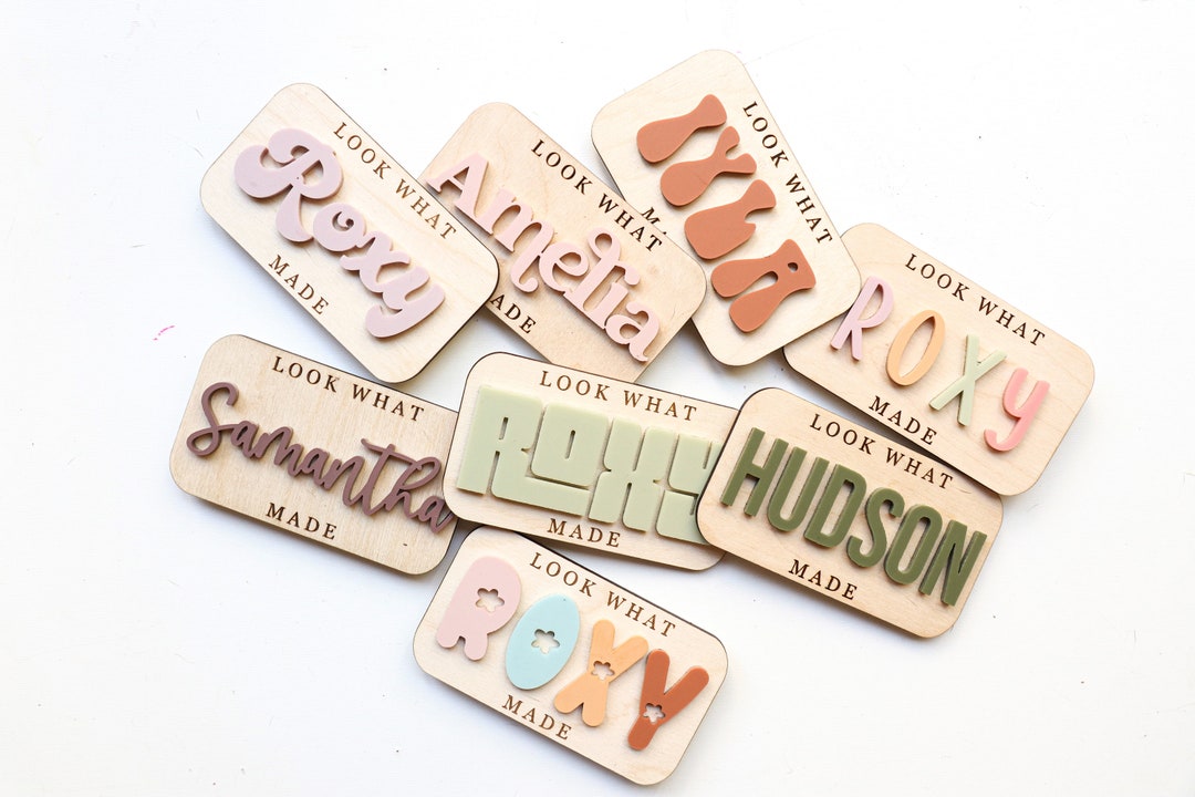 Personalized Kids Magnet, Magnets for Fridge, Kids Name Magnets, Kids ...