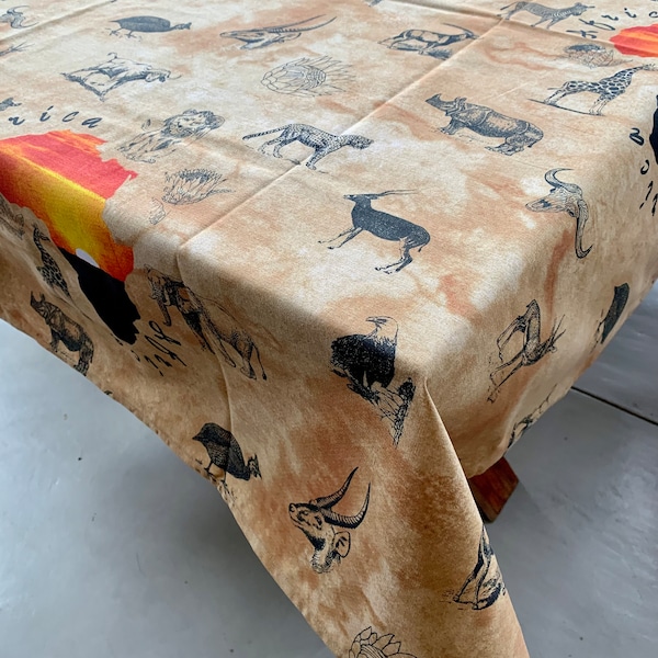 South African Tablecloth - Etsy