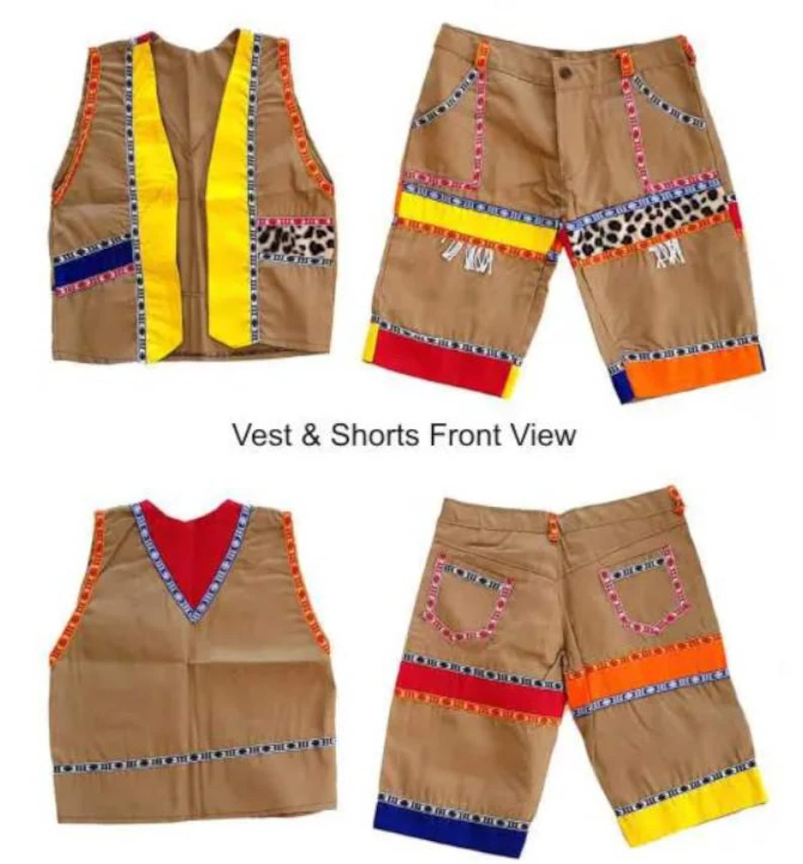 Umblaselo Zulu Boys Trouser and Waistcoat Sets, Traditional Zulu ...