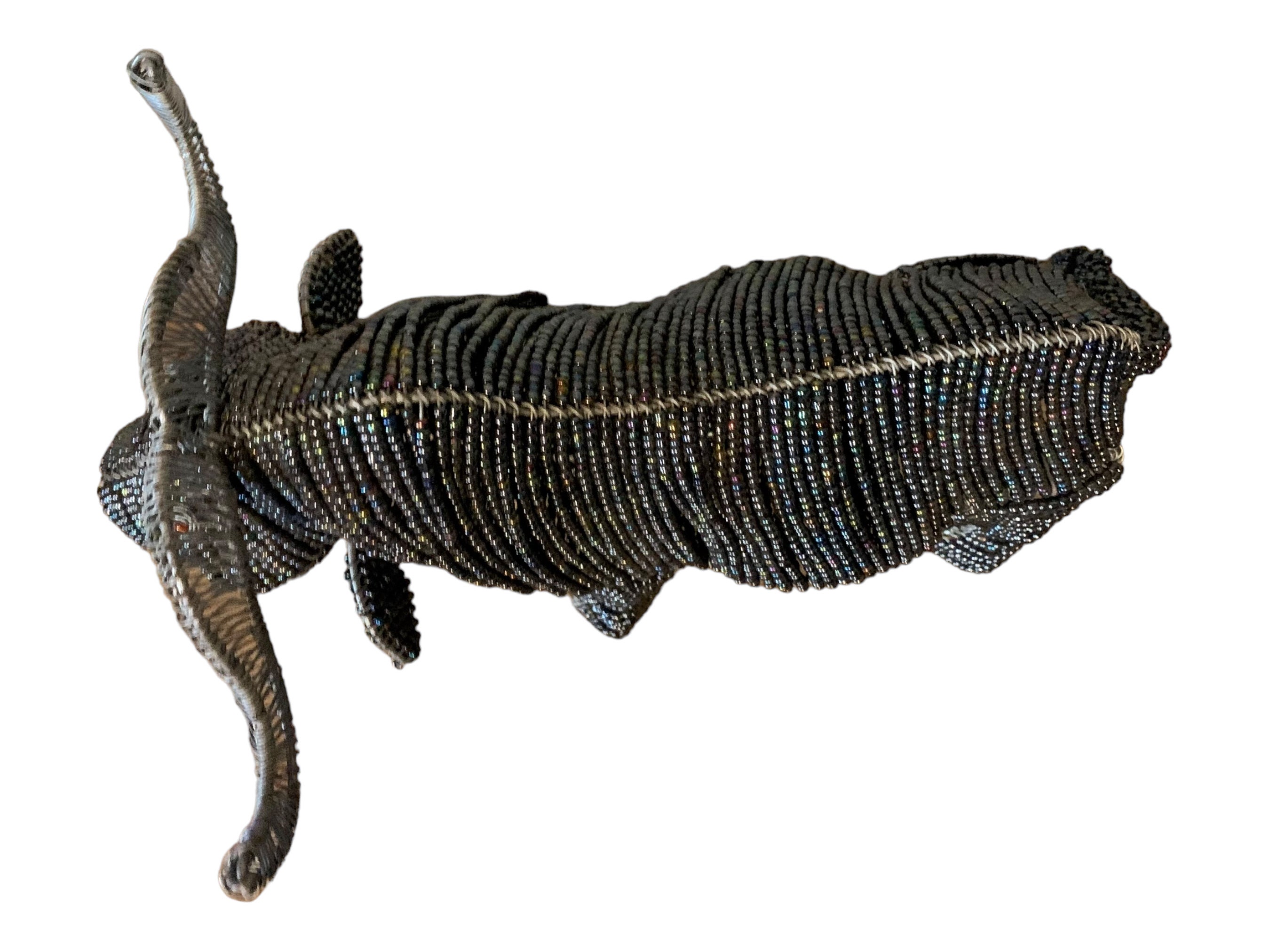 Beaded Handmade African Buffalo 11.4" Unique Gifts African Decor ...