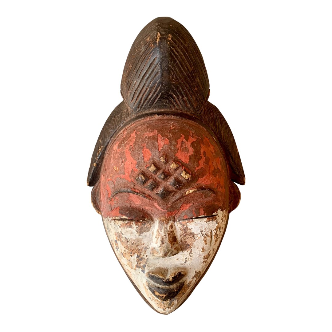 Vintage African Punu Mask Gabon Mask African Decor Wall - Etsy