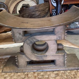 Ashanti Vintage Stool 20", Sacred Stool, African Stool, African Decor ...