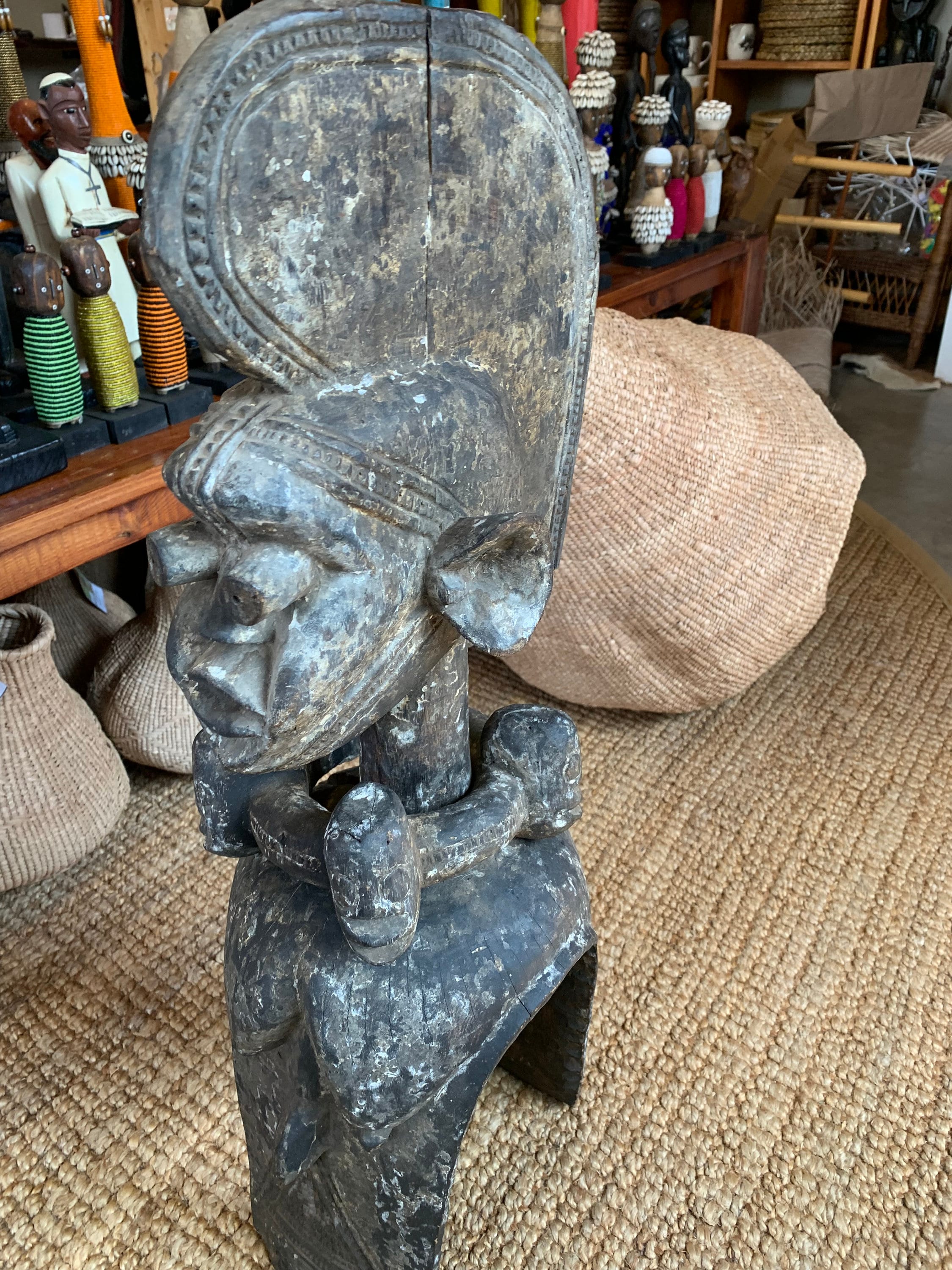 Vintage Large Mumuye Karim Shoulder Mask From Nigeria - Etsy