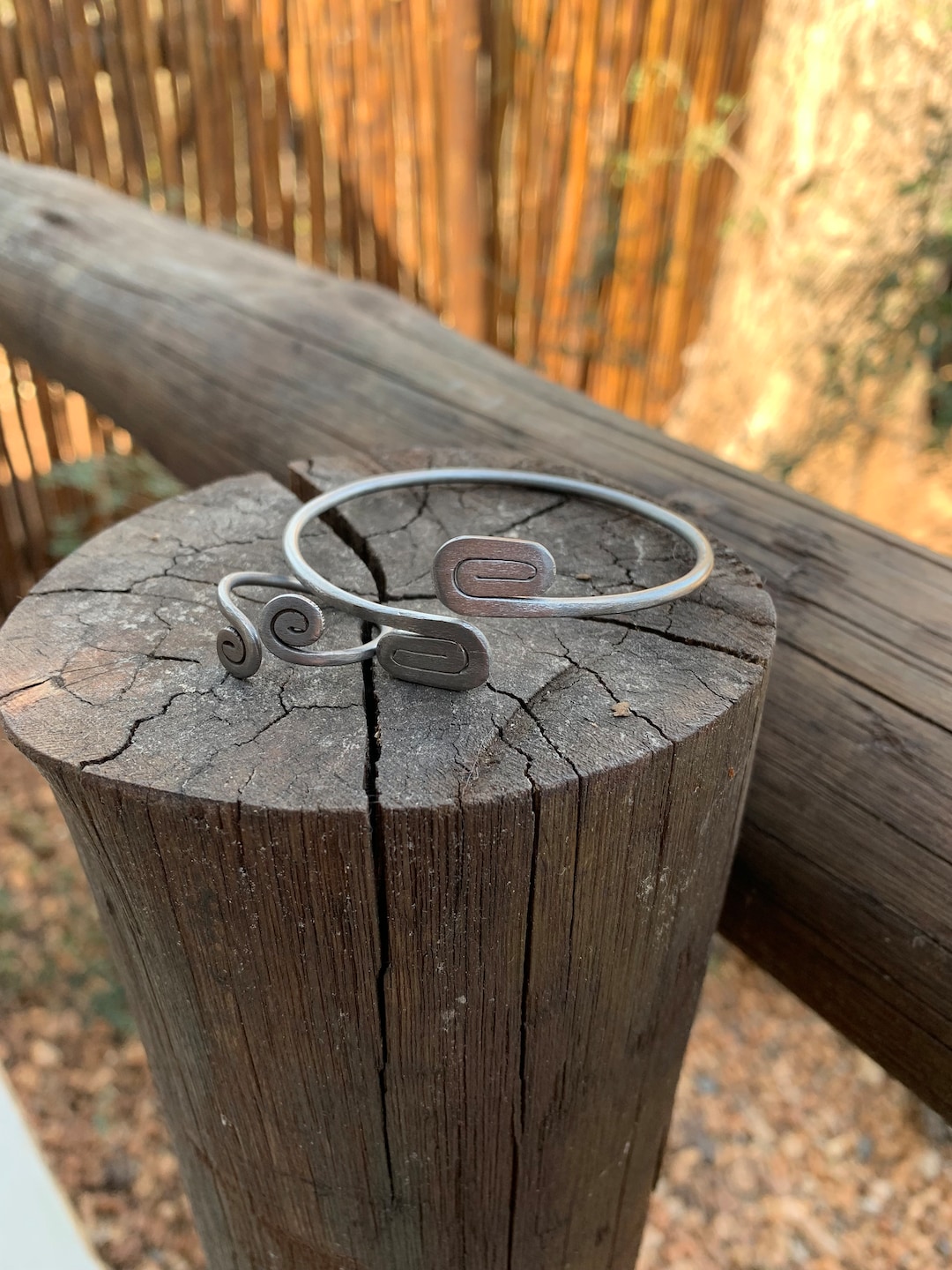 Snare Wire Bracelet and Snare Ring COMBO, Wrap Bracelet, Steel Bracelet ...