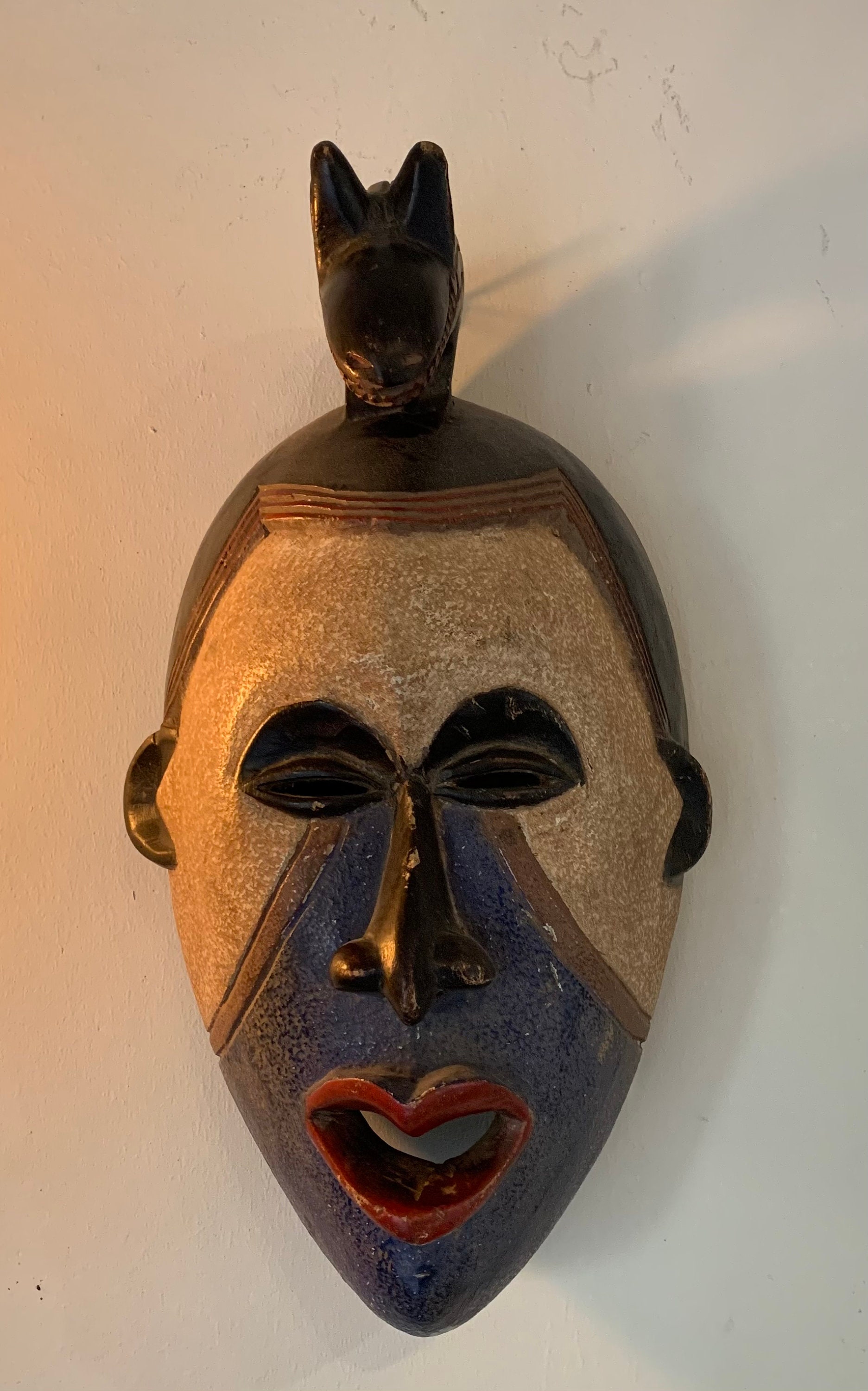 Vintage African Mask Ivory Coast Mask African Decor Wall - Etsy