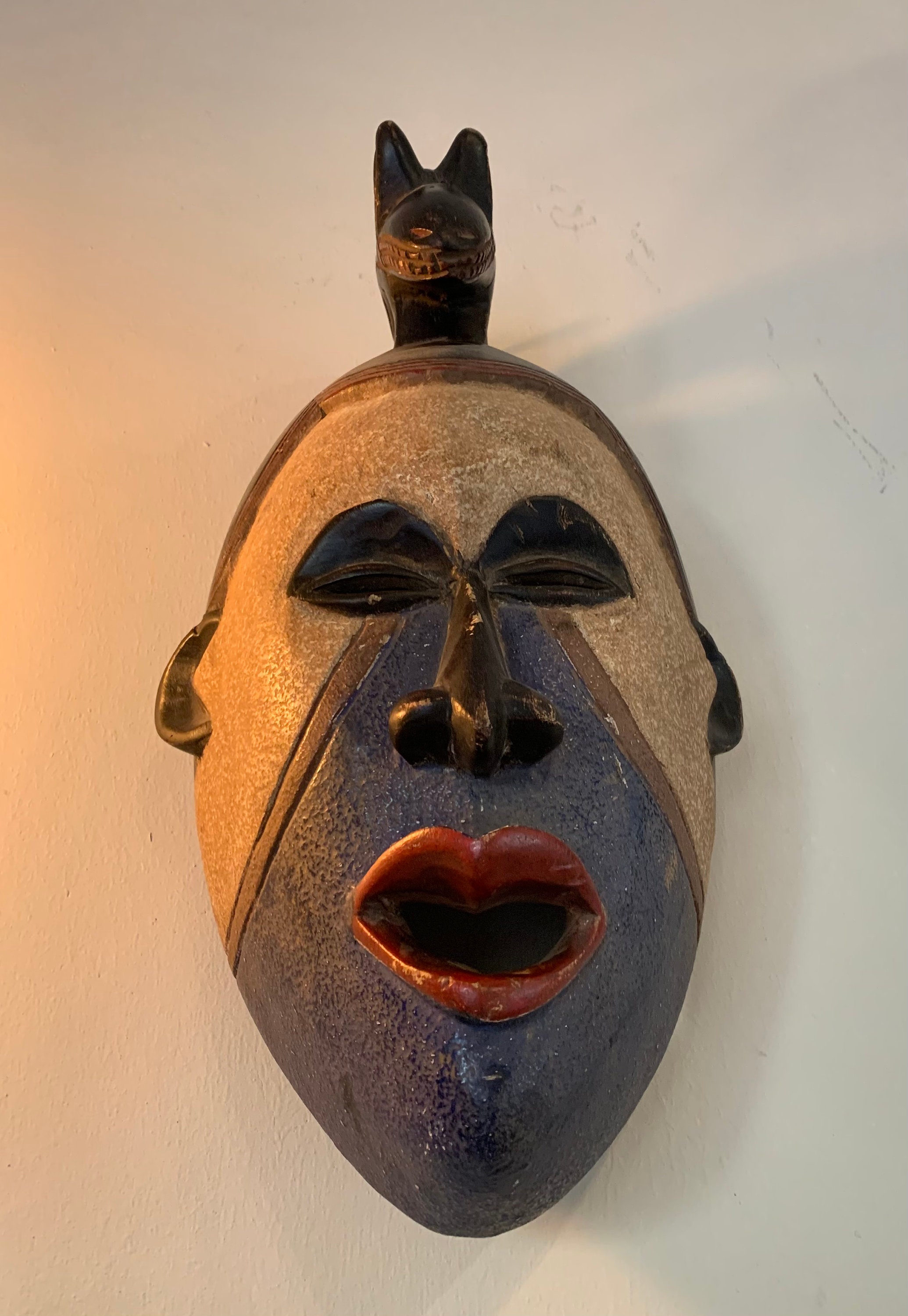 Vintage African Mask Ivory Coast Mask African Decor Wall - Etsy