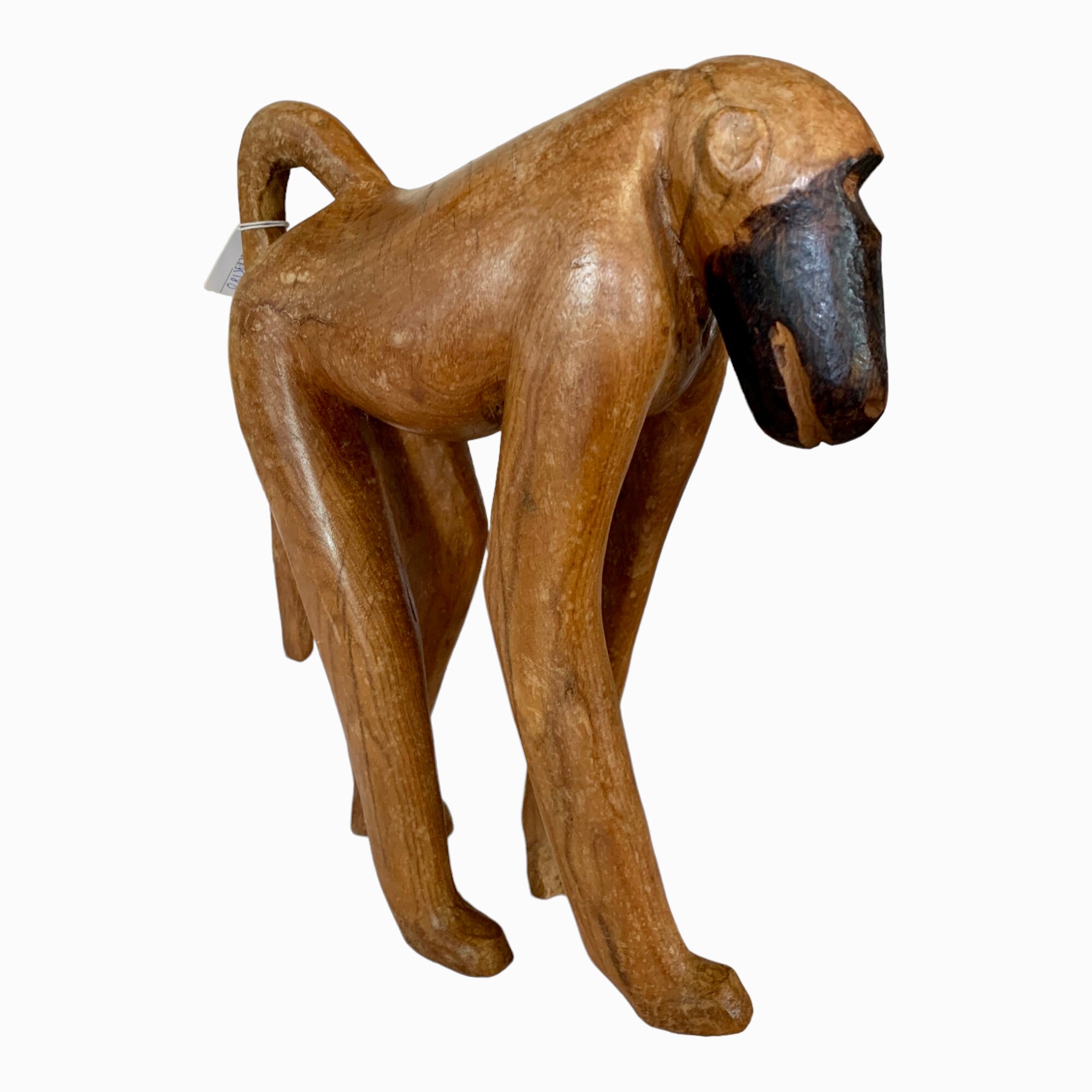 Wood Hand Carved Walking Baboon Carved African Sculptures - Etsy
