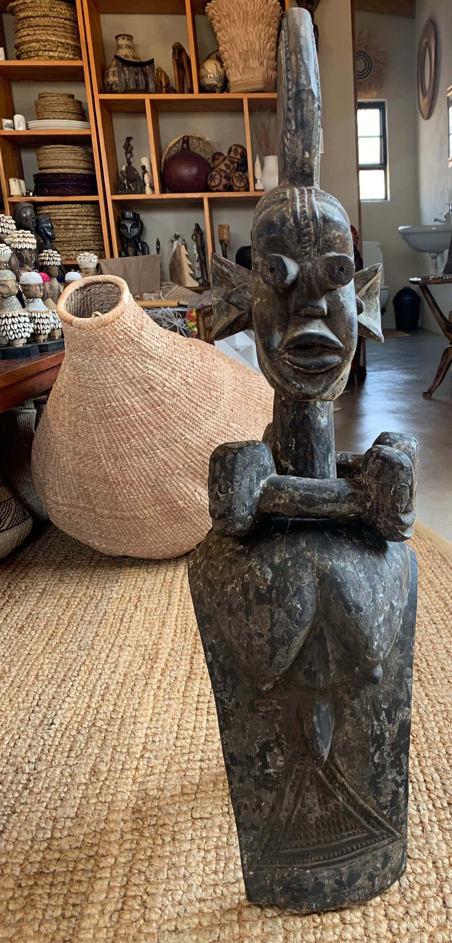 Vintage Large Mumuye Karim Shoulder Mask From Nigeria - Etsy