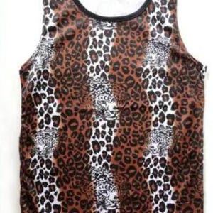Leopard Print Mens Vests, Traditional Zulu Shirt, Leopard Shirt ...