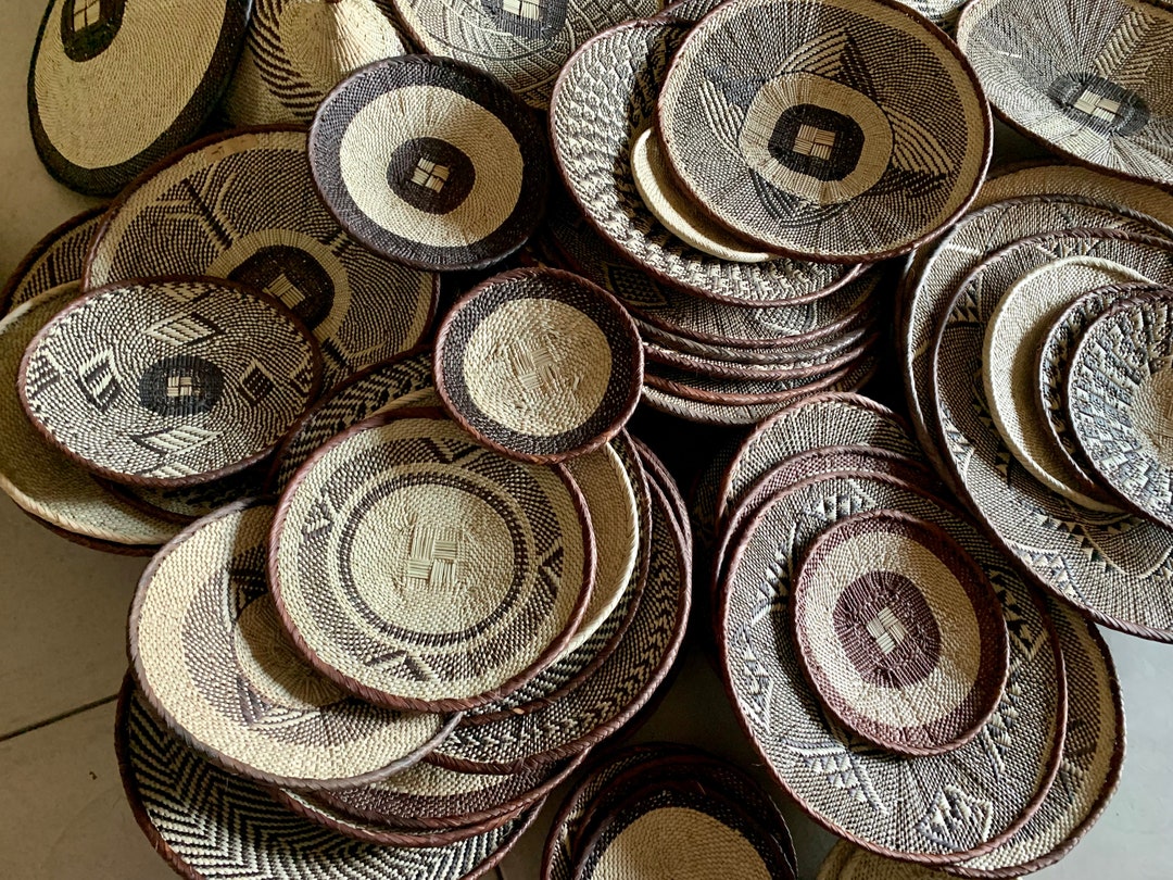 Tonga Binga Wall Baskets 8 to 17.5 20cm to 45cm, Binga Baskets, Wall ...