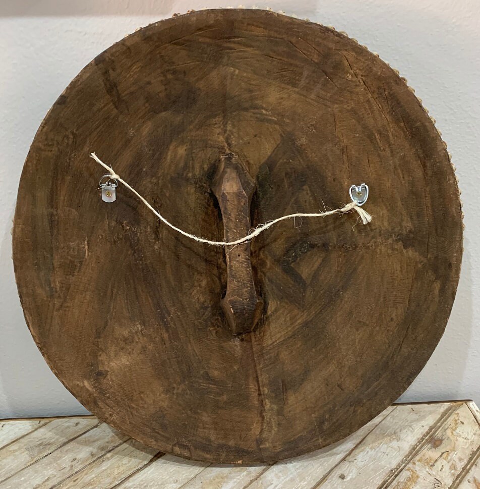 African Beaded Shield 55cm 22 Beaded and Cowrie Shell - Etsy