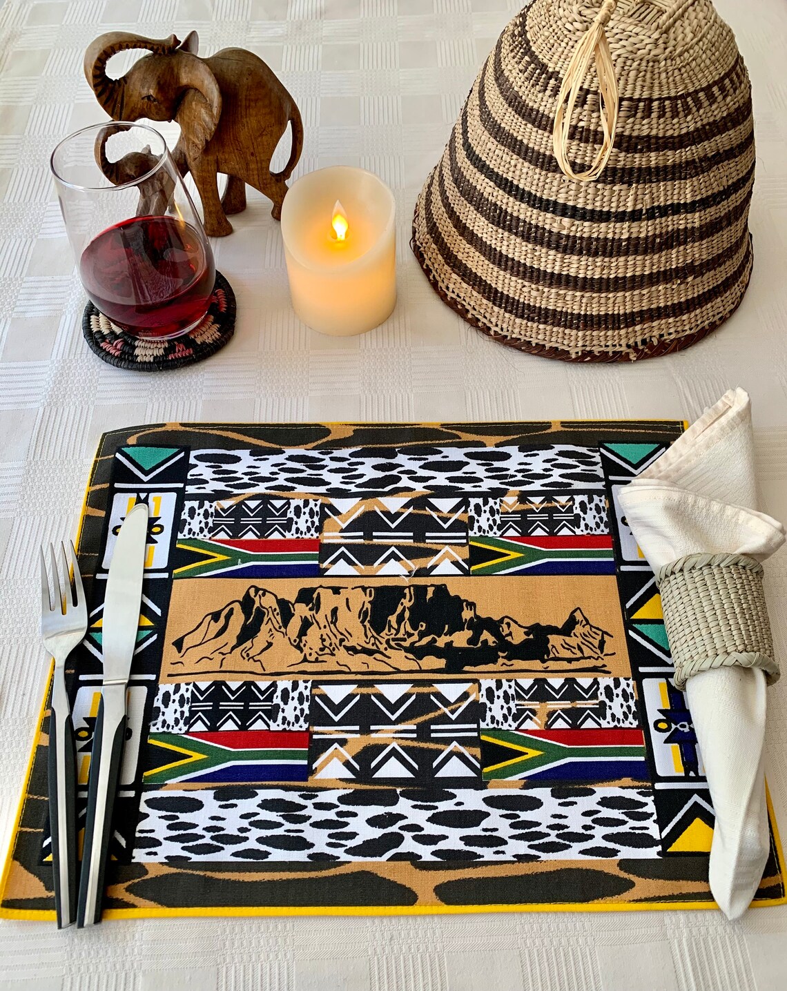 South African Placemats South African Table Decor Wedding | Etsy