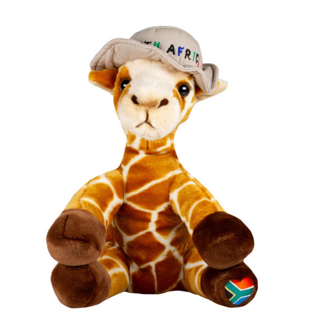 Plush Toy 30cm 12" Giraffe Explorer Including a Personalised T-shirt ...