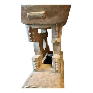 Ashanti Vintage Stool 20", Sacred Stool, African Stool, African Decor ...