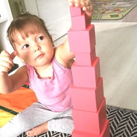 Montessori Pink Tower & Brown Stair Combo Cards | 3-in-1 Printable ...