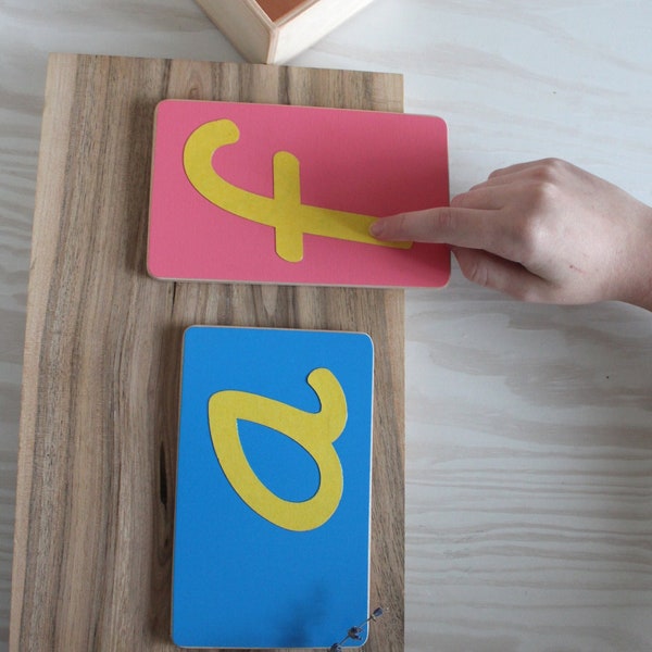 Sandpaper Letters Montessori - Etsy