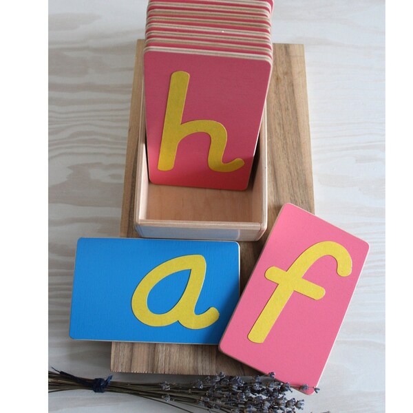 Sandpaper Letters Montessori - Etsy