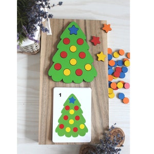 Christmas Gift Wooden Puzzle Christmas Tree Decoration Christmas ...