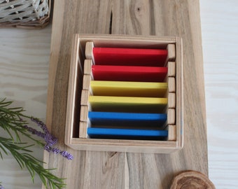 Montessori Colour Tablets Box 2 Waldorf Sensorial Material | Etsy