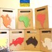 Montessori Continent Box SET of 7 Continents Continent Storage - Etsy