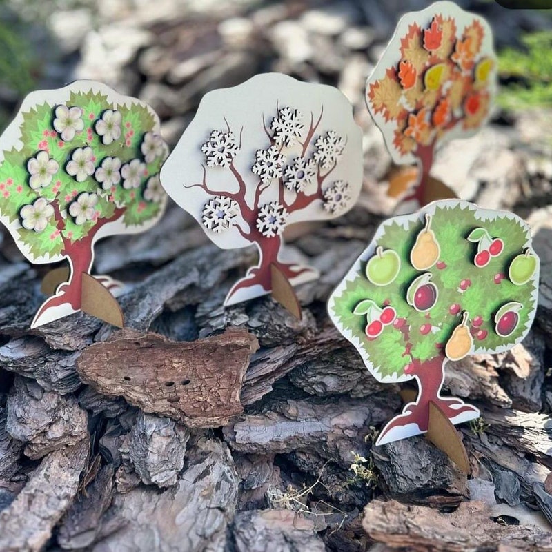 Wooden Tree Toy - Etsy