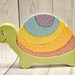 Pastel Wooden Turtle Toy, Stacking Balance Toy, Pastel Nursery Decor ...