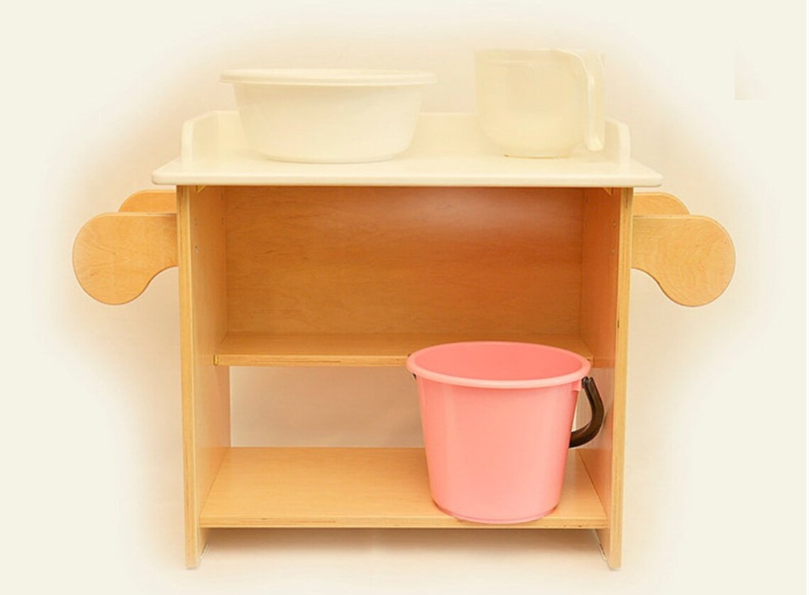 Montessori Dish Washing Station Table Outdoor Indoor Toys - Etsy