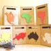 Montessori Continent Box SET of 7 Continents Continent Storage Large ...