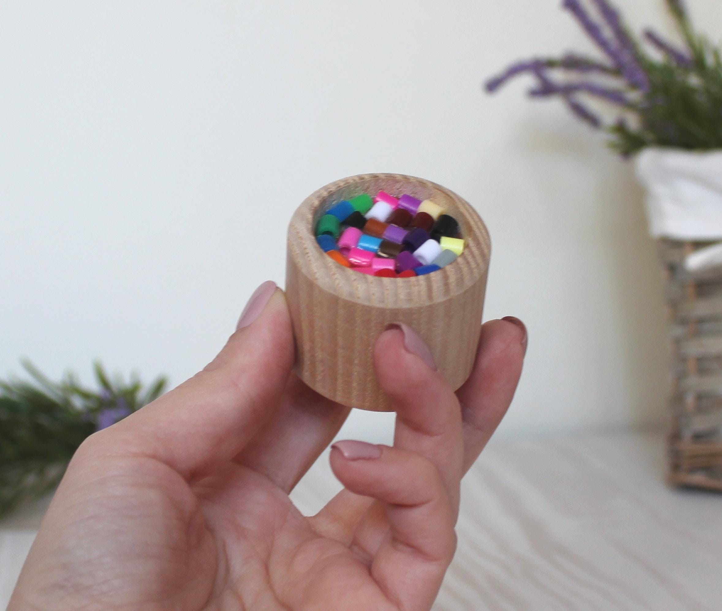 Wooden Sensory Match Game, Wooden Touch & Match Board, Montessori Toy ...