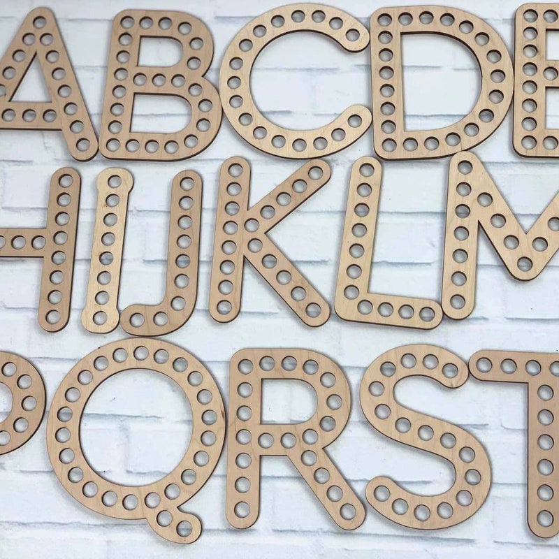 Wooden English Letters - Etsy