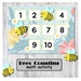 Bees Counting Game, Math Toddler Printable Activity Montessori Digital ...