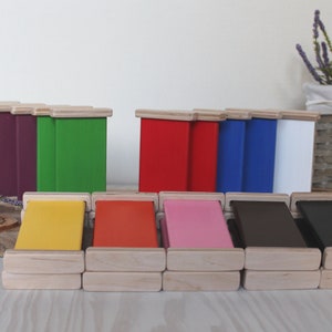 Montessori Colour Tablets Box 2 Waldorf Sensorial Material Homeschool ...