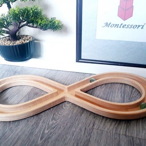 Christmas Gift Montessori Labyrinth Wooden Coordination Balance Toy ...