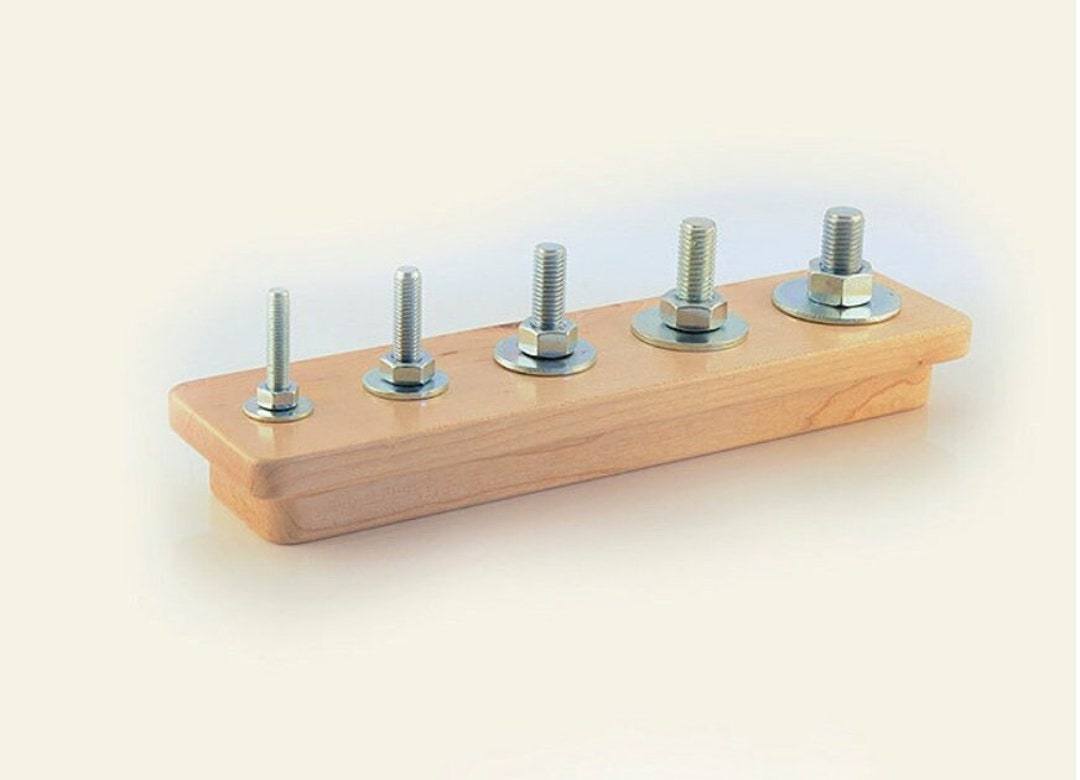 Montessori Screw Bolt Board Children Activity Board Toddler Gifts ...
