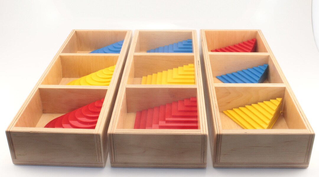 Montessori Geometry, Circles Triangles Squares Montessori, Graded ...