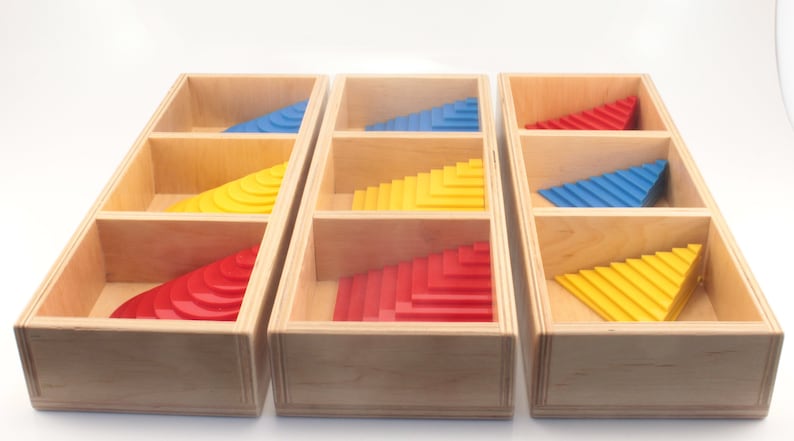 Montessori Geometry Circles Triangles Squares Montessori - Etsy