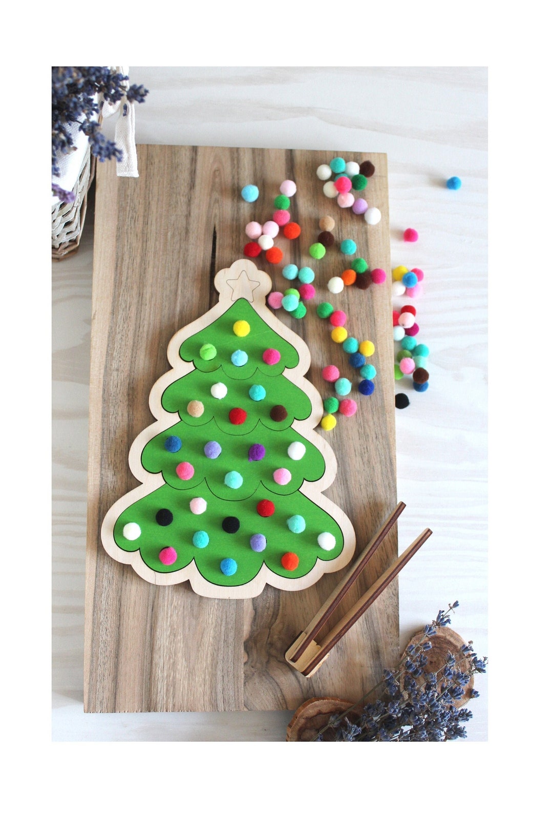 Christmas Gift Wooden Puzzle Christmas Tree Decoration - Etsy