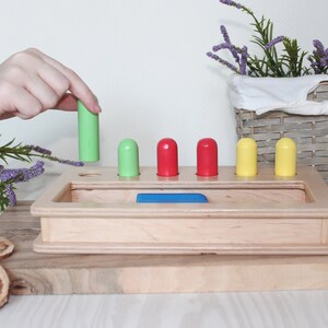 Montessori Sorting Toy, Montessori Box, Infant Imbucare Box Montessori ...