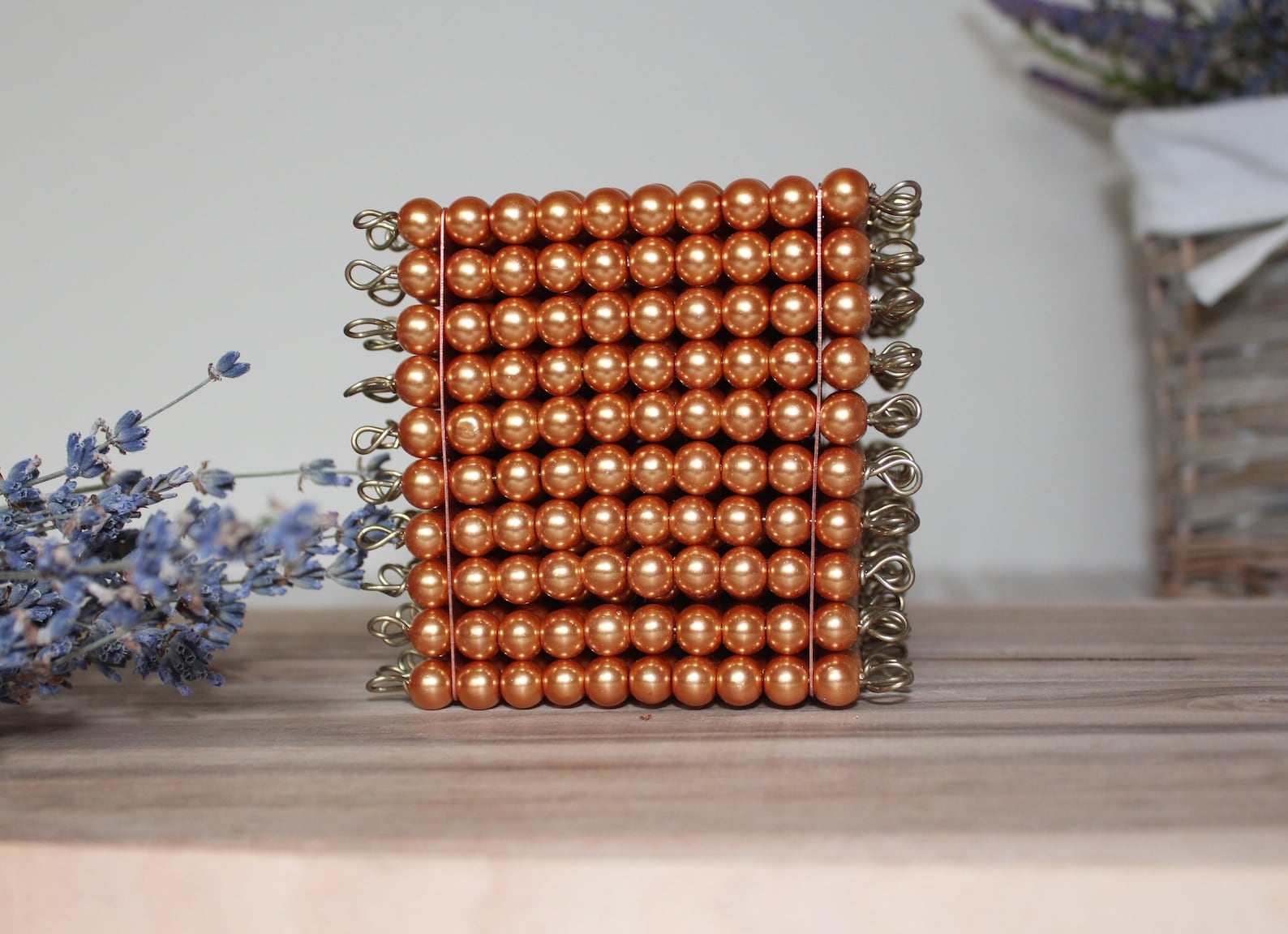 Montessori Golden Beads Cube of 1000 Thousand Cube Homeschool | Etsy
