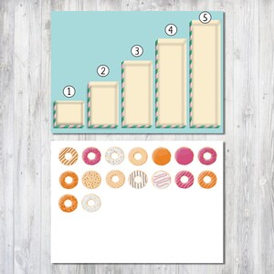 Donut Counting Game, Preschool Printable, Homeschool Preschool ...