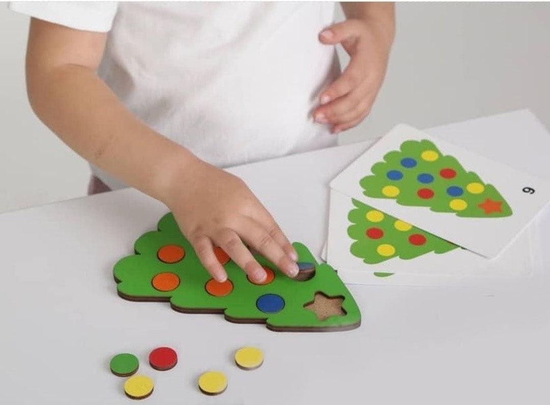 Christmas Gift Wooden Puzzle Christmas Tree Decoration Christmas ...