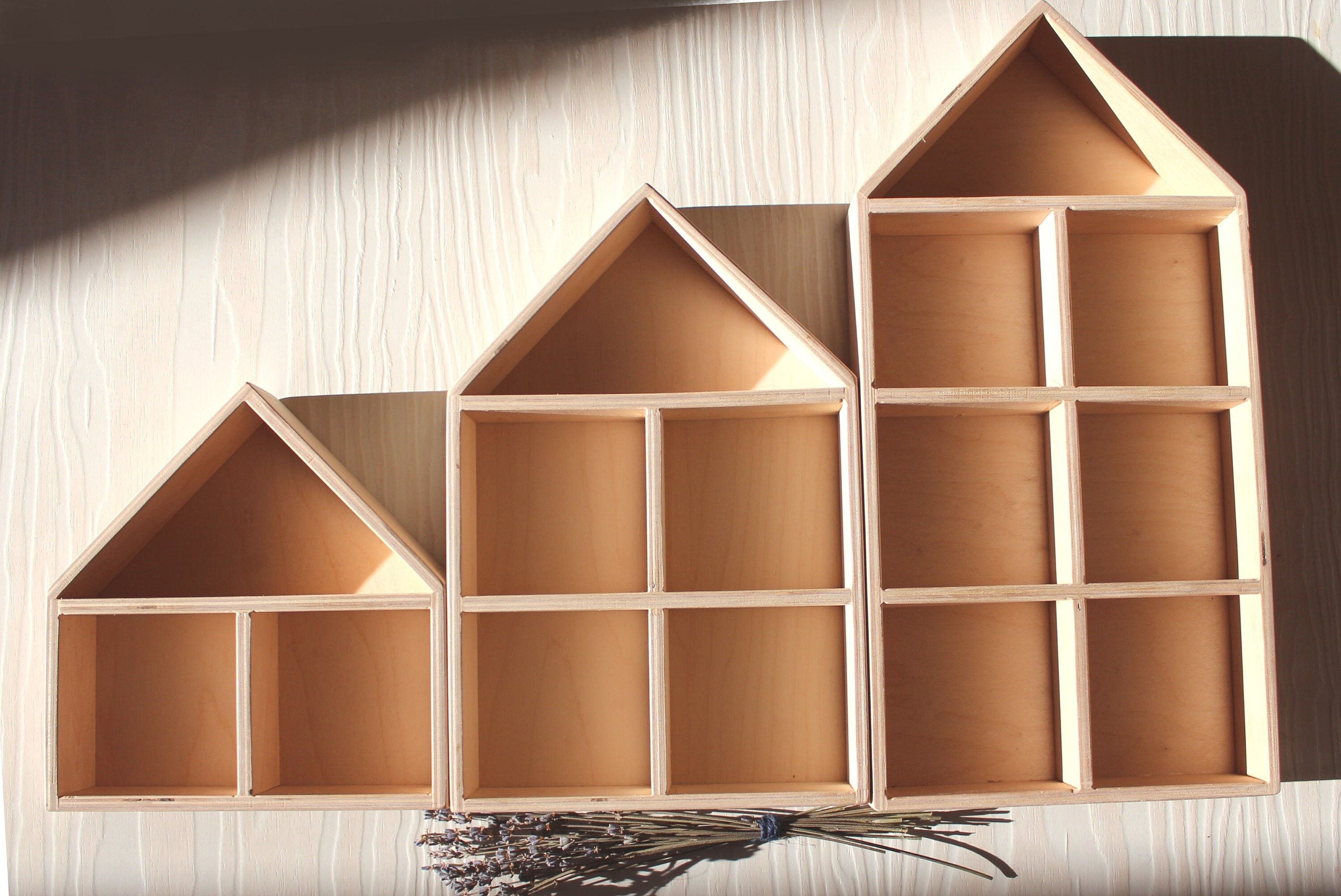 Wooden Tray Large Wooden Tray Sensory Toy Tray Set | Etsy