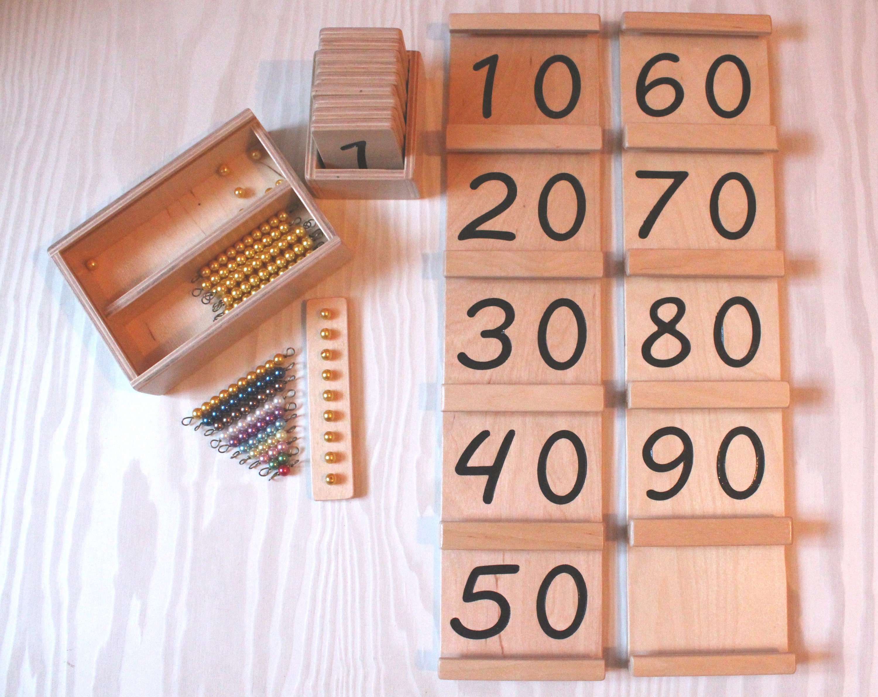 Seguin Board Ten Montessori Math Homeschool Lessons - Etsy